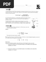 Ohm's Law Practice Worksheet Answers | PDF | Volt | Electric Current