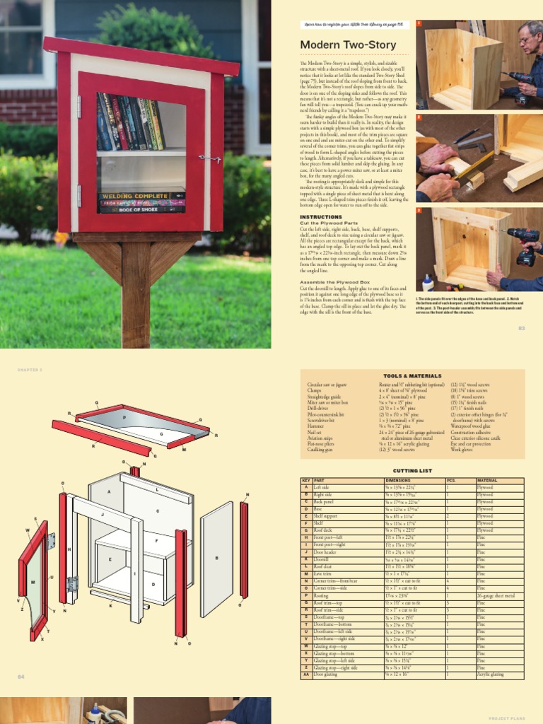 Modern Two Story Library Designs - Little Free Libraries and Tiny Sheds ...
