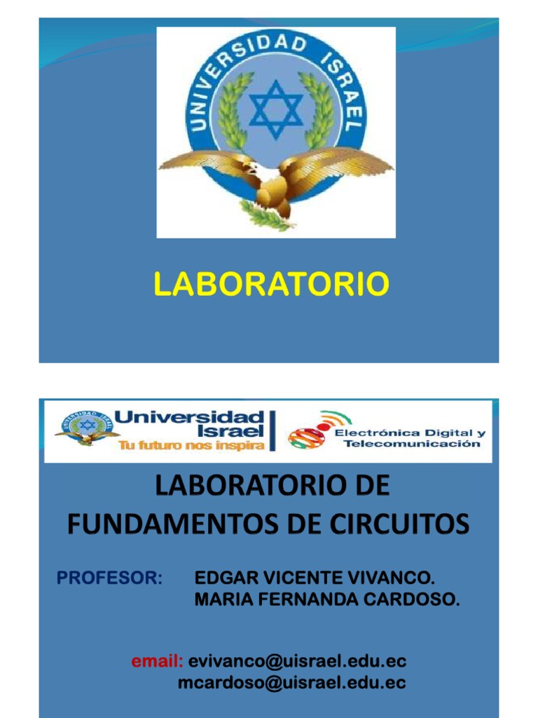 Indicaciones Generales Uisrael 2022-202g | PDF | Corriente eléctrica ...