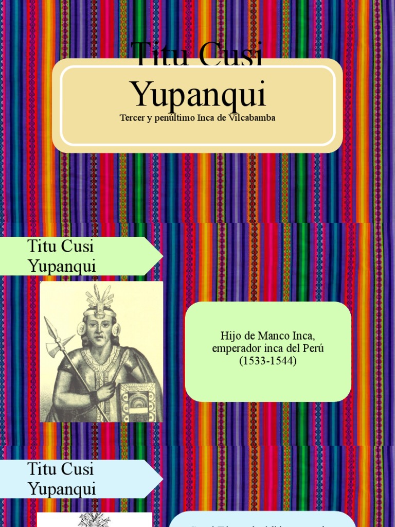 Titu Cusi Yupanqui | PDF | Colonización española de las Américas | Imperio Inca