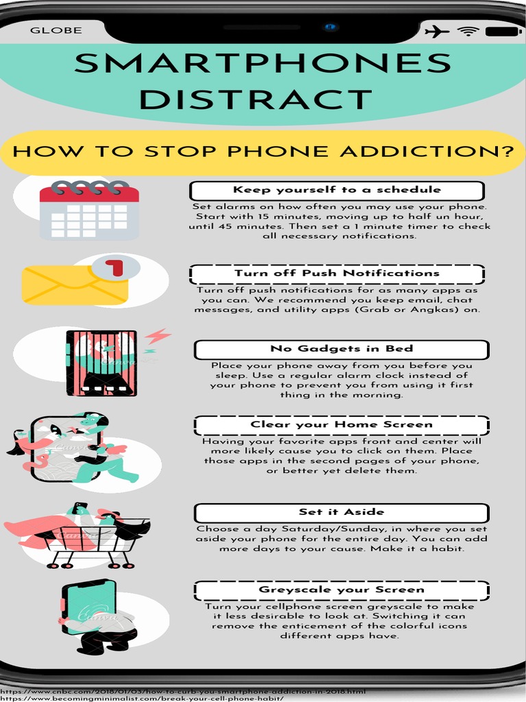 Tips to Overcome Phone Addiction | PDF | Software | Computing