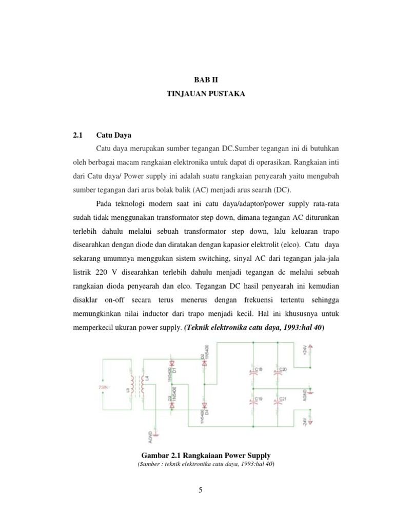 Referensi Bab 10 Catu Daya 2 | PDF