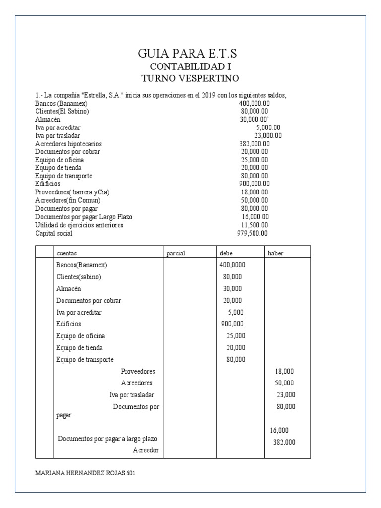 Libro Diario y Esquemas de Mayor | PDF | Bancos | Cheque