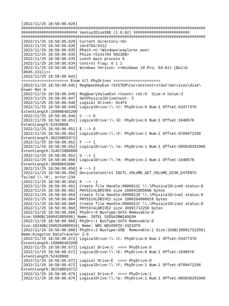 Log | PDF | Software | Ibm Pc Compatibles