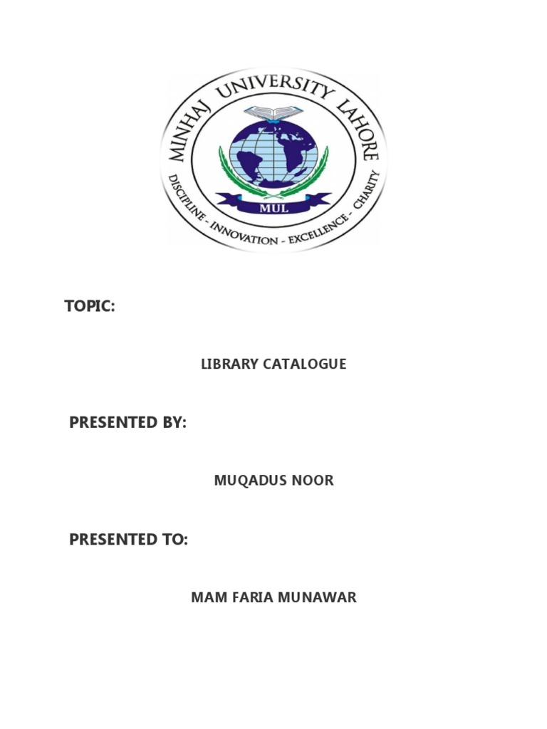 Library Final | PDF | Microform | Libraries