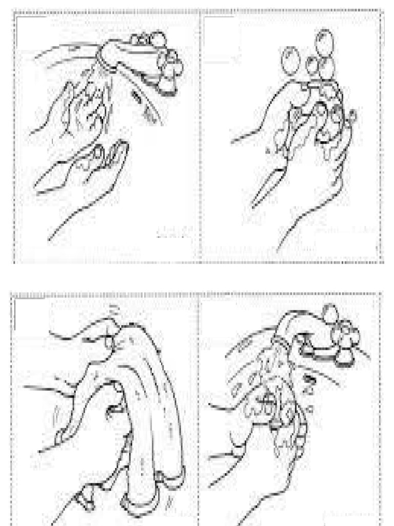 Lavado de Manos Recortar | PDF