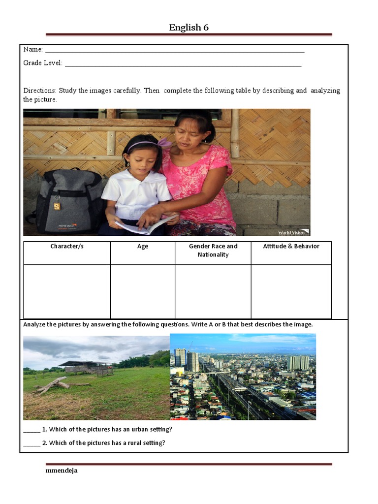 Worksheet Setting in Non Print and Print Media | PDF | Teaching Methods ...