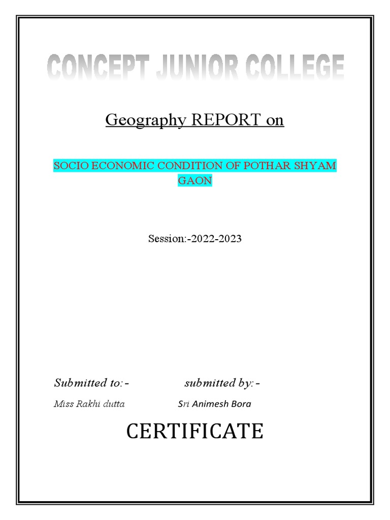 Geography Field Report | PDF | Climate