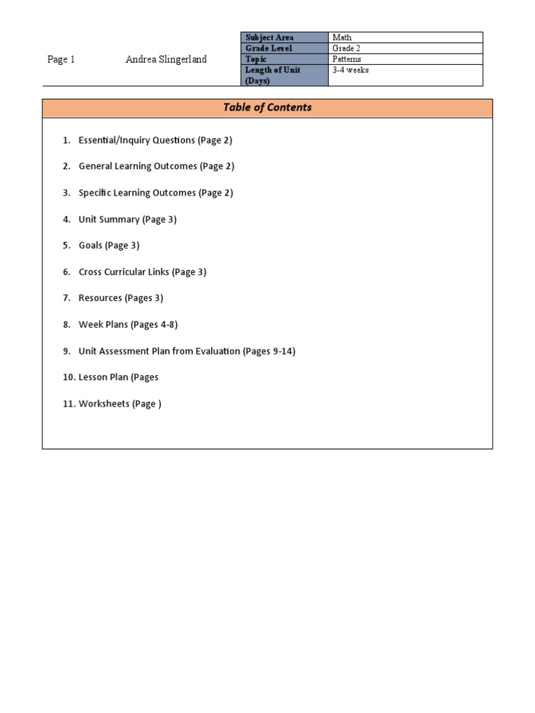 Unit 1 - Patterning | PDF | Sequence | Learning