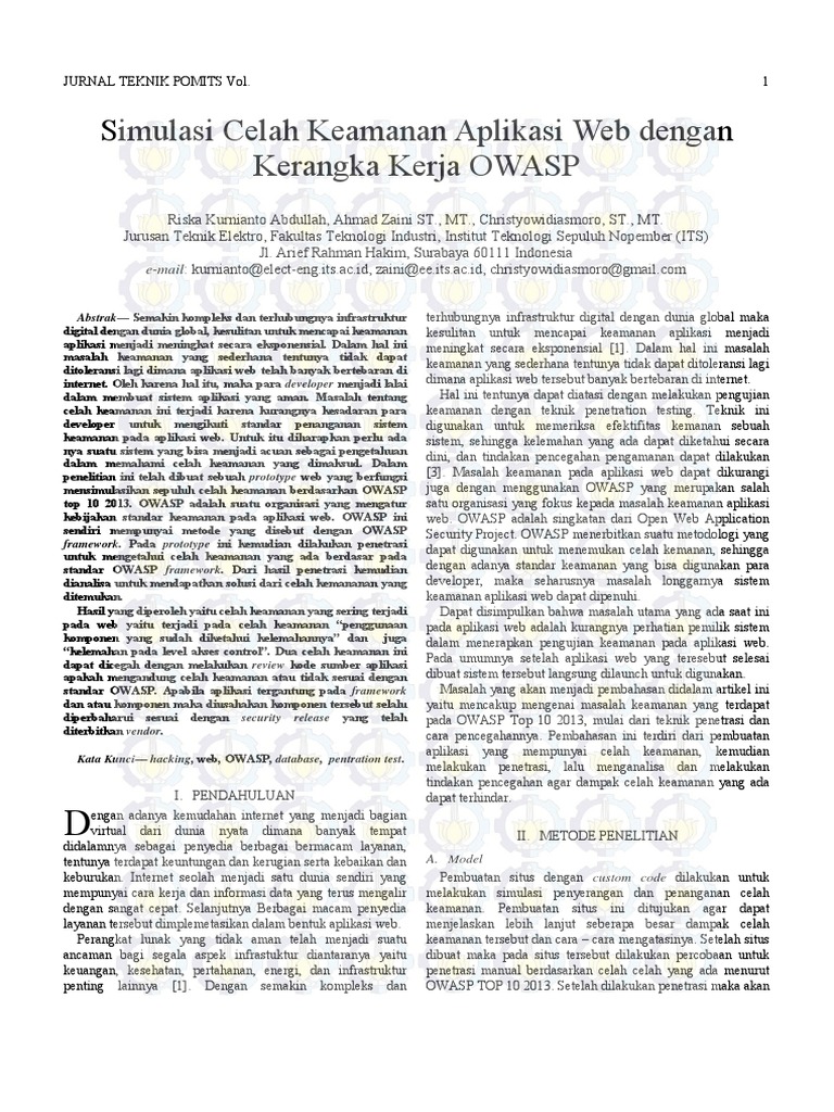 Adoc - Pub - Simulasi Celah Keamanan Aplikasi Web Dengan Kerang | PDF ...