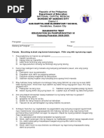 Grade 6 First Periodical Test in ESP | PDF