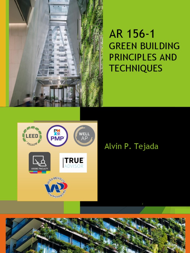 Green Building Principles and Techniques | PDF | Green Building ...