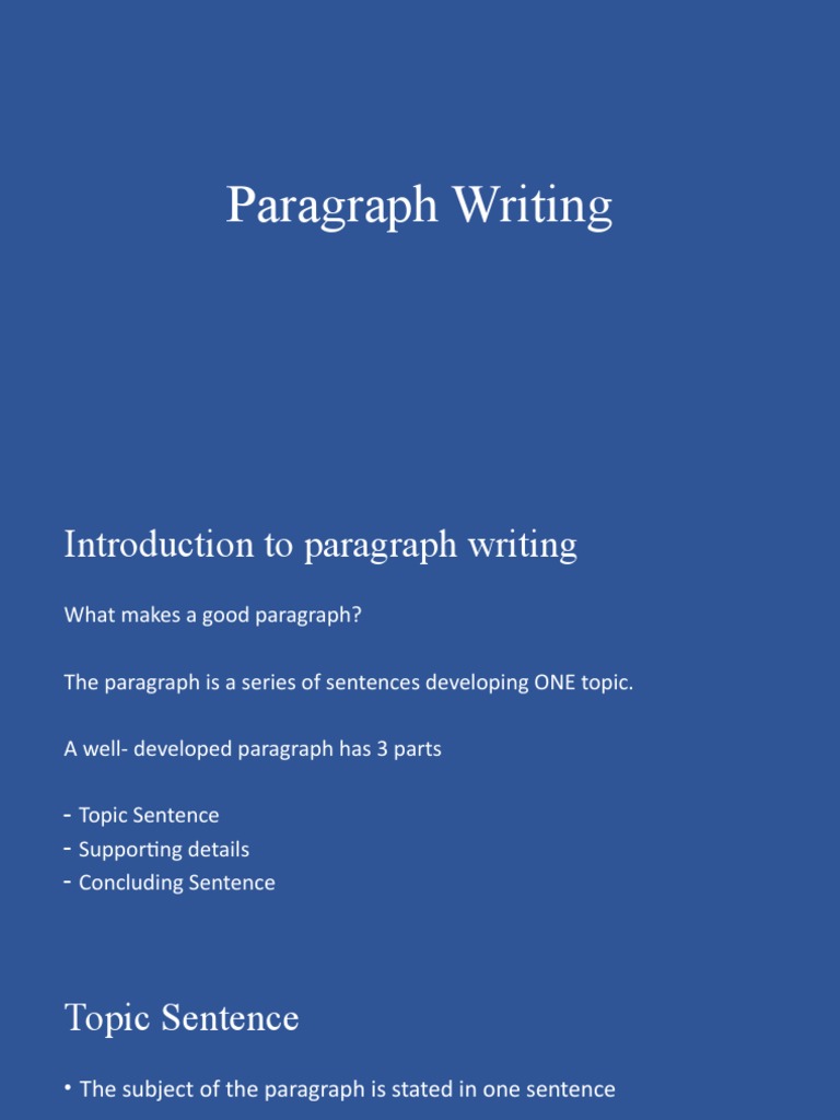 Session 1 Paragraph Writing | PDF | Cognitive Science | Cognition