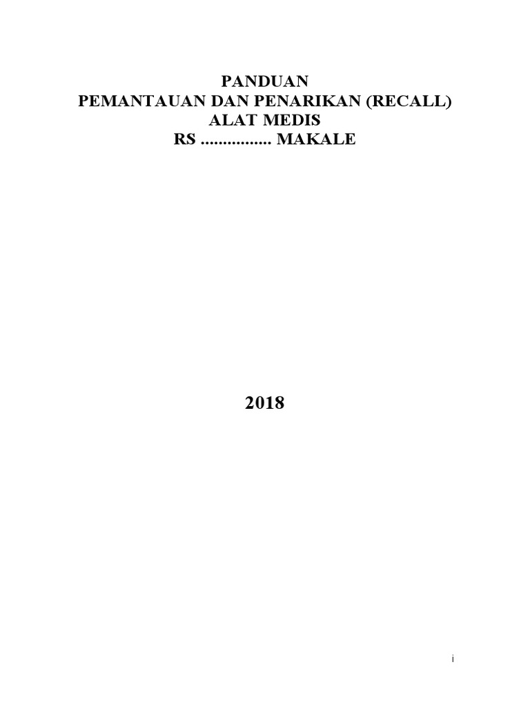 FINAL EP 1 Panduan-Penarikan-Alat-Medis | PDF