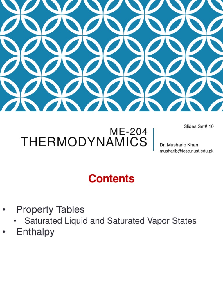 ME-204 - Slides Set# 10 (Phase Changes-II) | PDF | Science ...