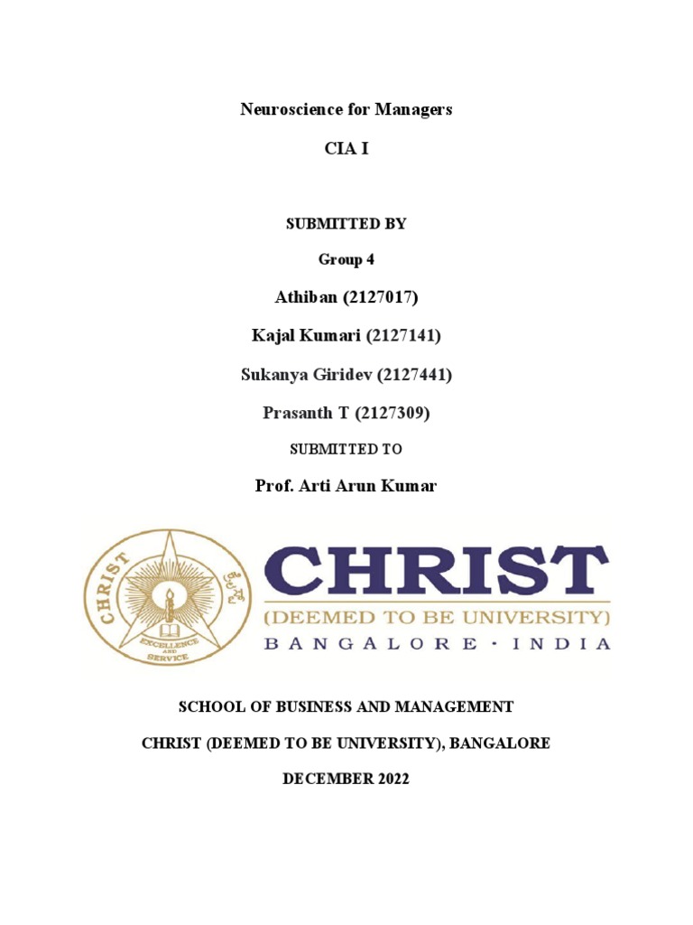 NFM Cia 1 | PDF | Leadership | Neuroscience