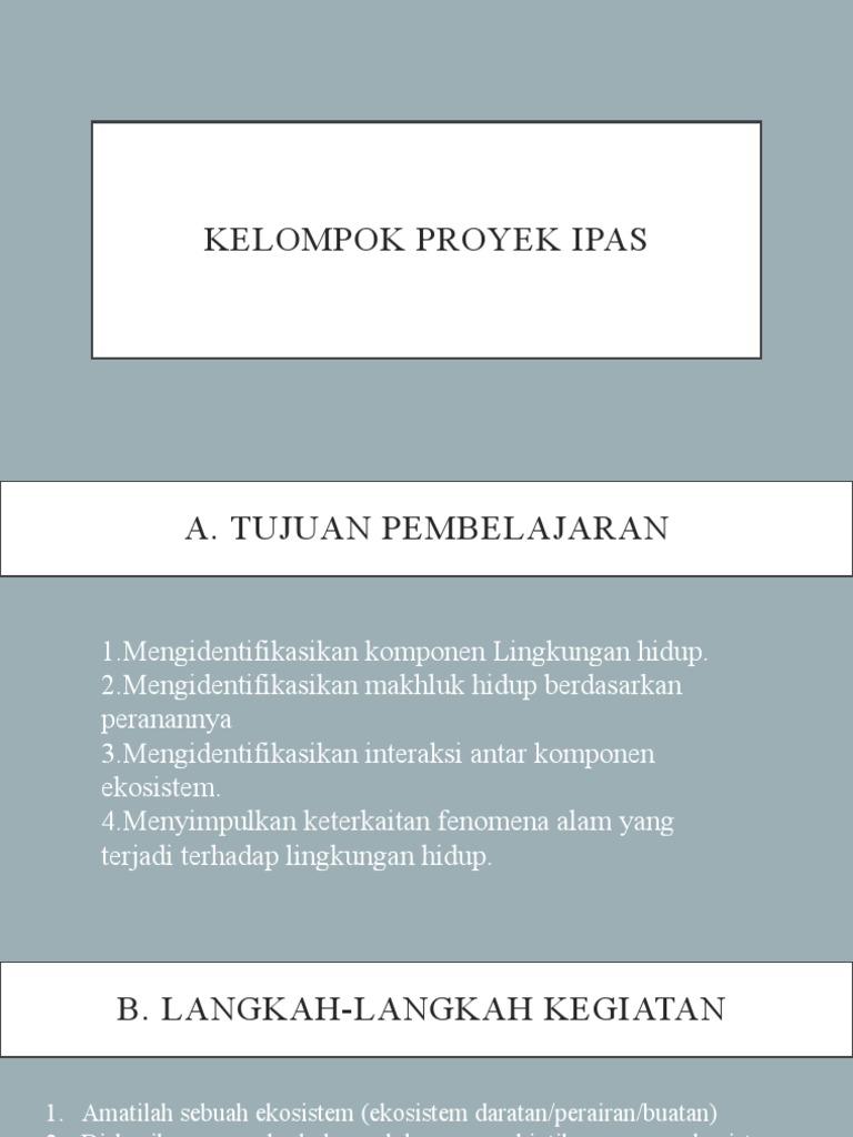 Kelompok Proyek Ipas | PDF