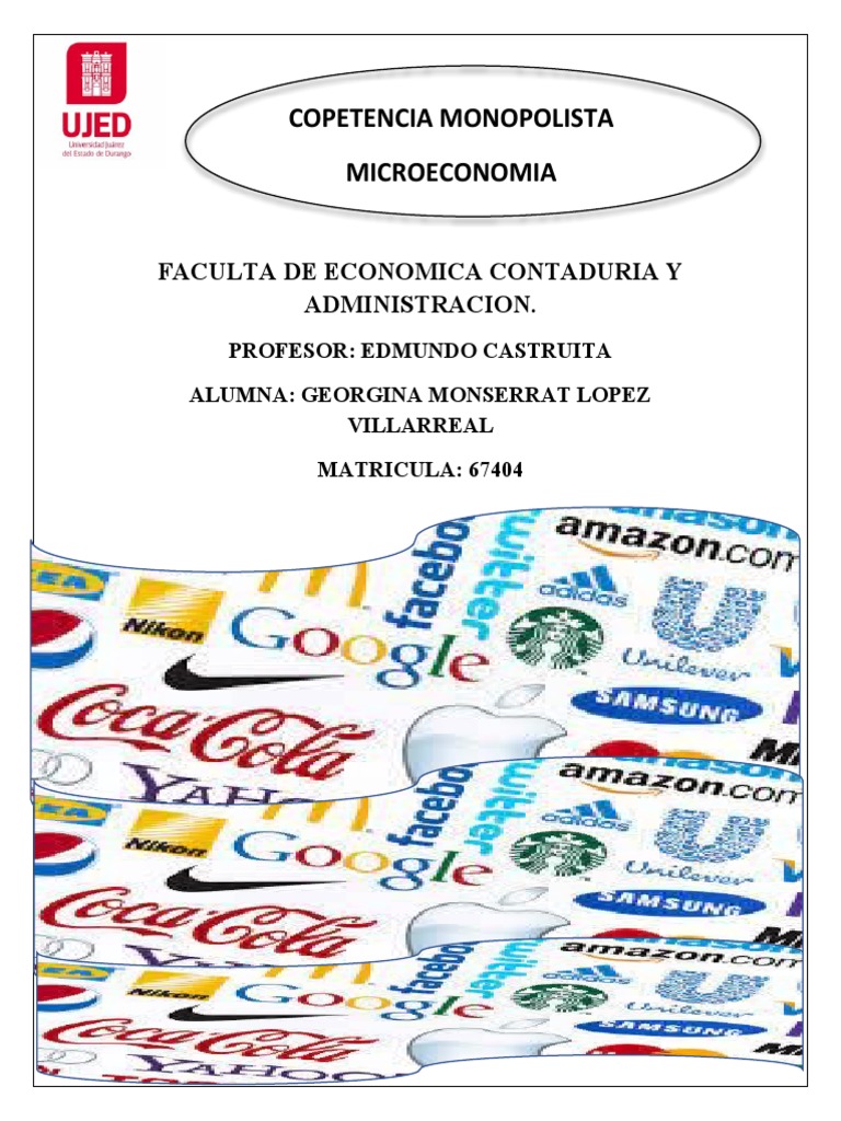 Mercado de Competencia Monopolista | PDF | Monopolio | Mercado (economía)
