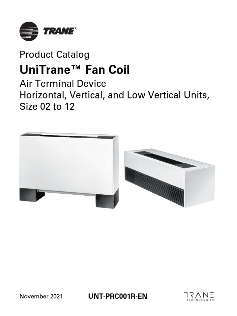 Trane Fcu - Old CCR | PDF | Thermostat | Valve