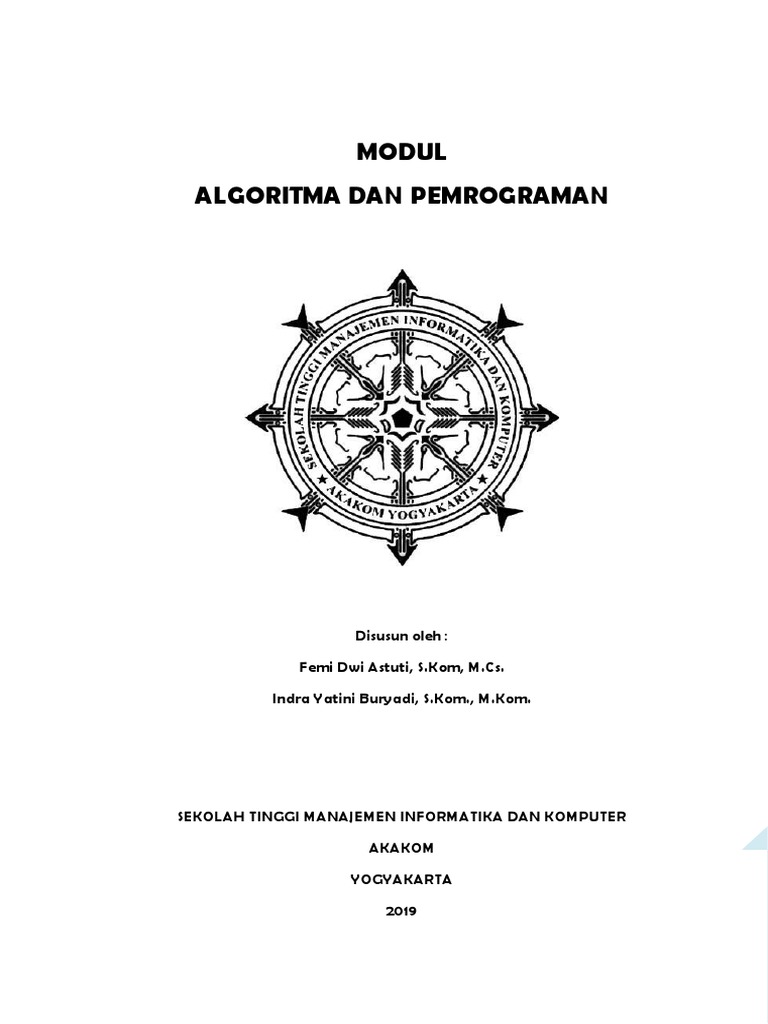 Modul Algoritma Dan Pemrograman Pdf