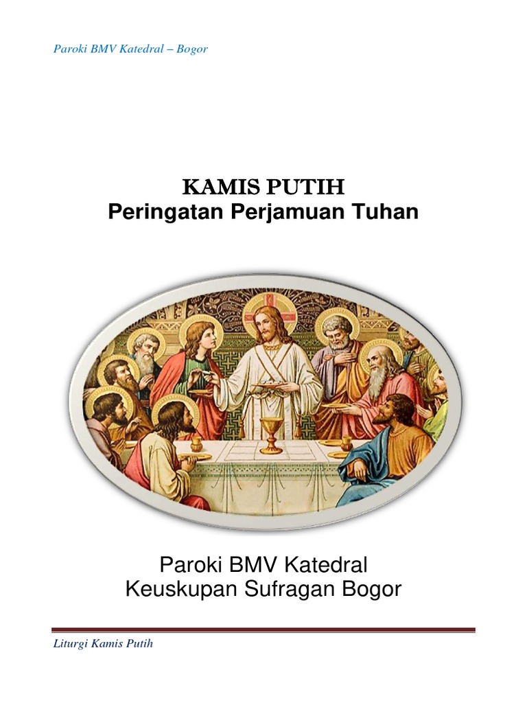 Teks Misa Kamis Putih 2020 PDF | PDF