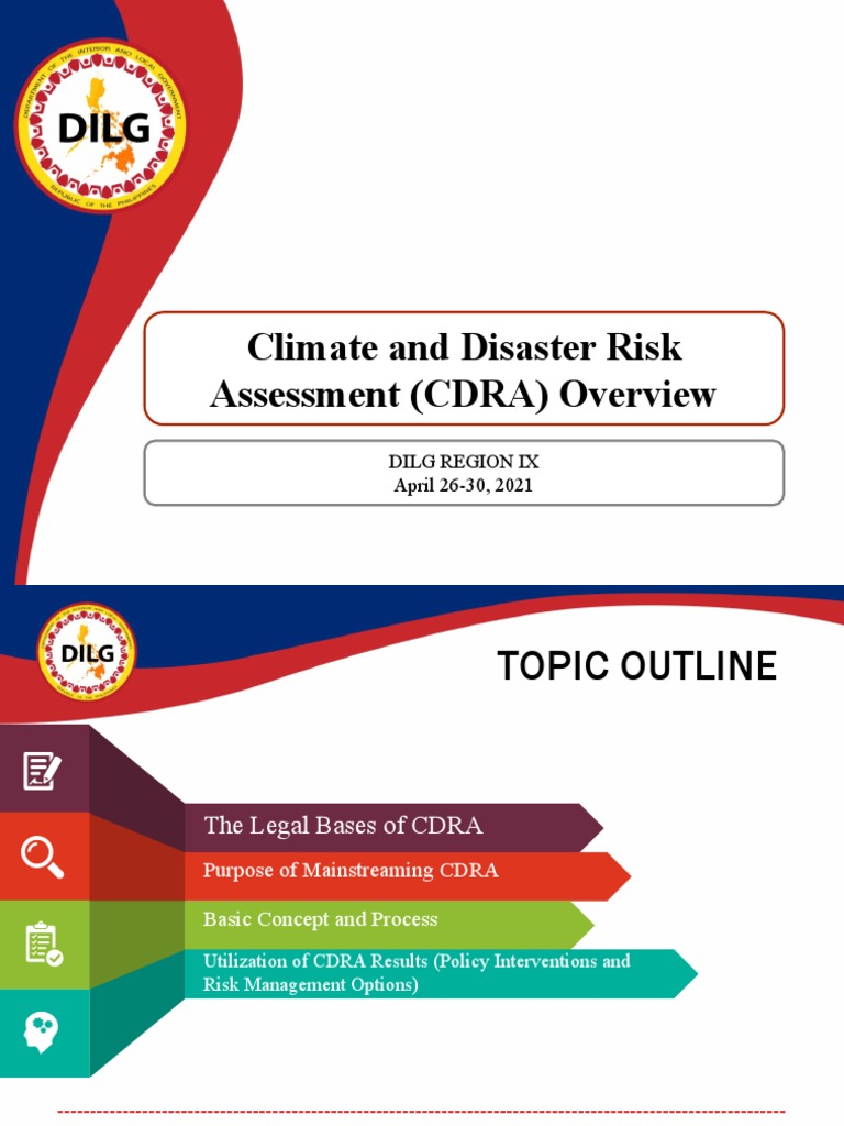DILG CDRA Overview | PDF | Social Science