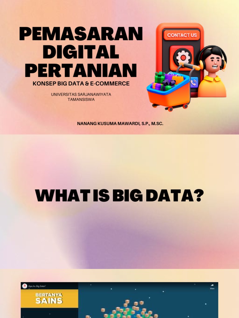 Pemasaran Digital Pertanian 2-Konsep Big Data | PDF Pemasaran Digital Pertanian 2-Konsep Big Data | PDF