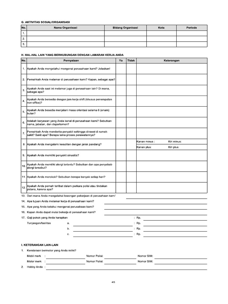 Form Karyawan4 | PDF