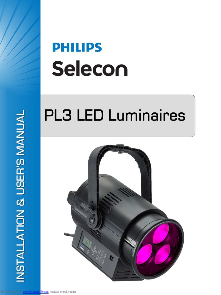 Selecon pl3 Led Luminaires | PDF | Human–Computer Interaction ...