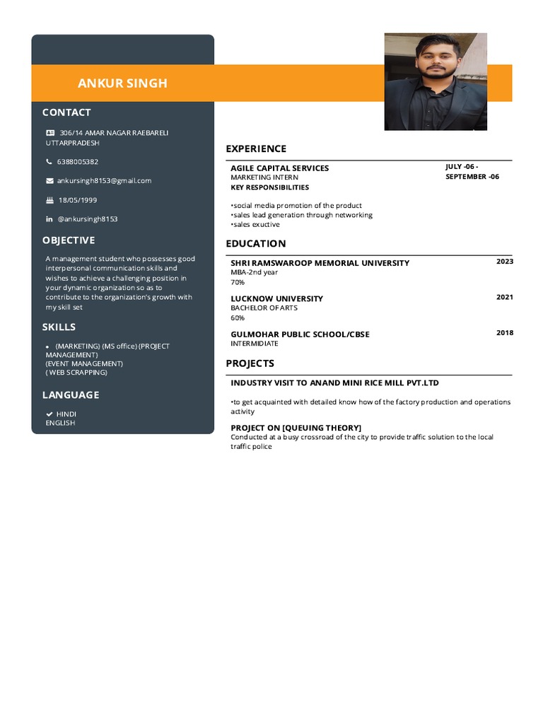 CV Ankur | PDF | Career & Growth | Art