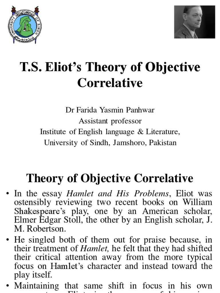 Theory of Objective Correlative Highlight | PDF | Cognitive Science ...