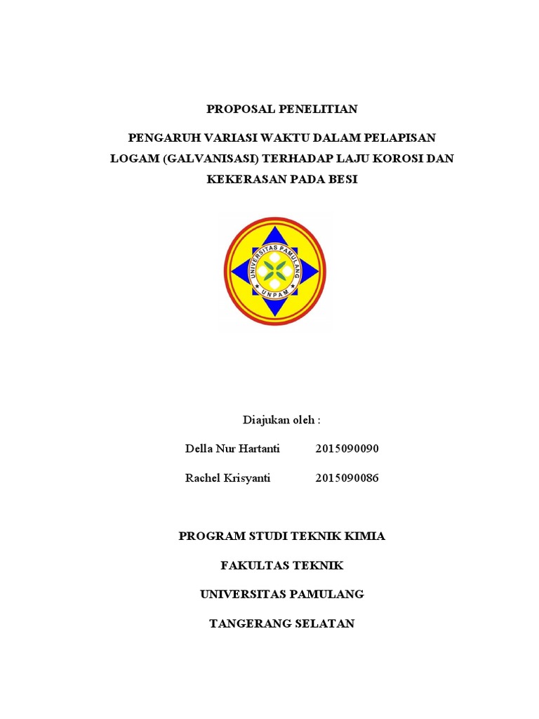 Proposal Penelitian Finish PRINT REVISI 6 | PDF