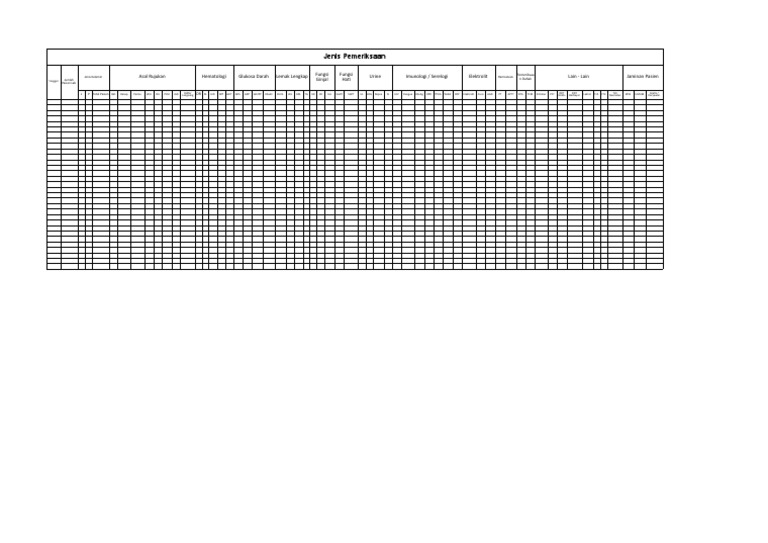 Laporan Bulanan Format Baru | PDF