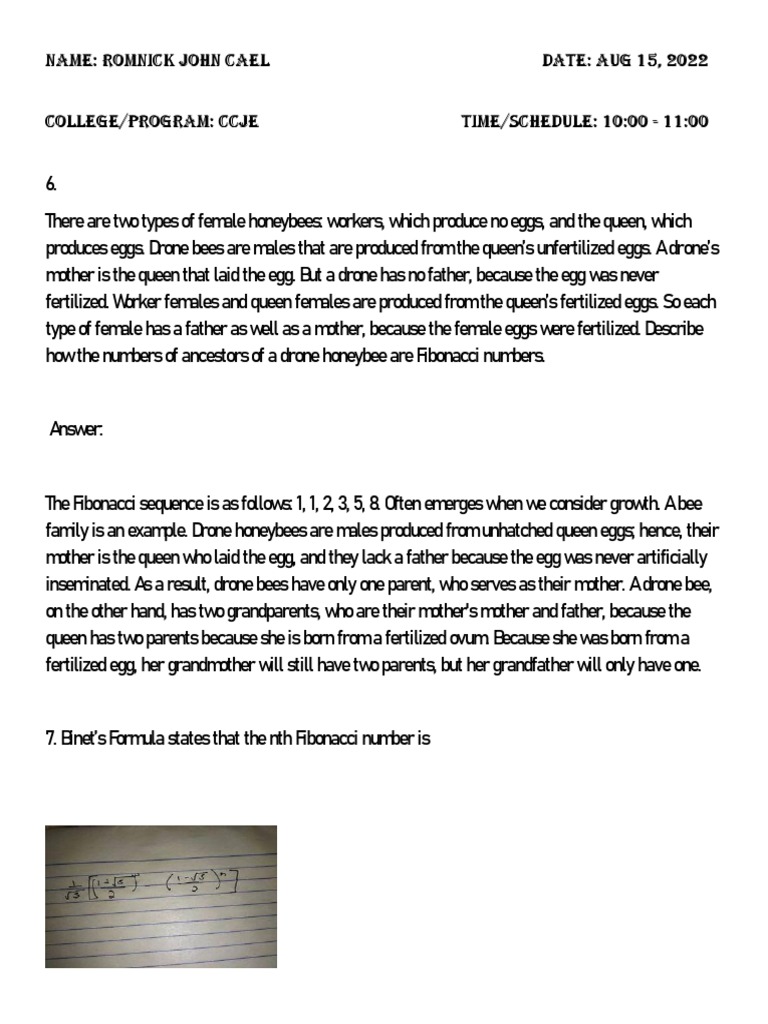 Name 1 | PDF | Leaf | Elementary Mathematics