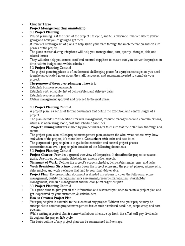 Chapter Three | PDF | Evaluation | Project Management