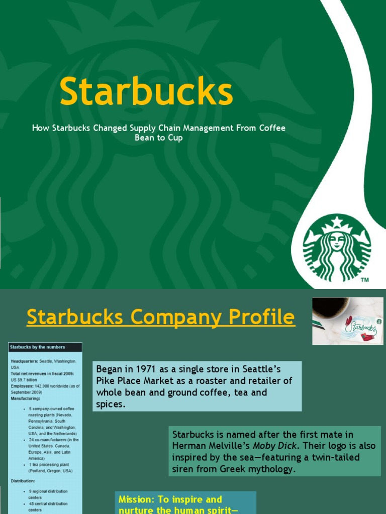 Starbucks: How Starbucks Changed Supply Chain Management From Coffee ...