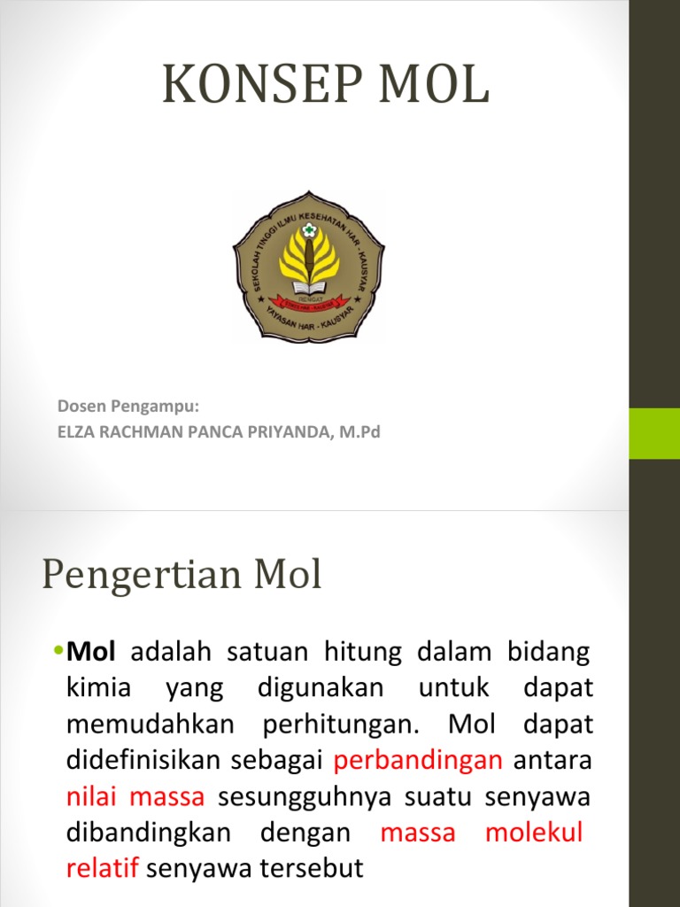 Konsep Mol | PDF