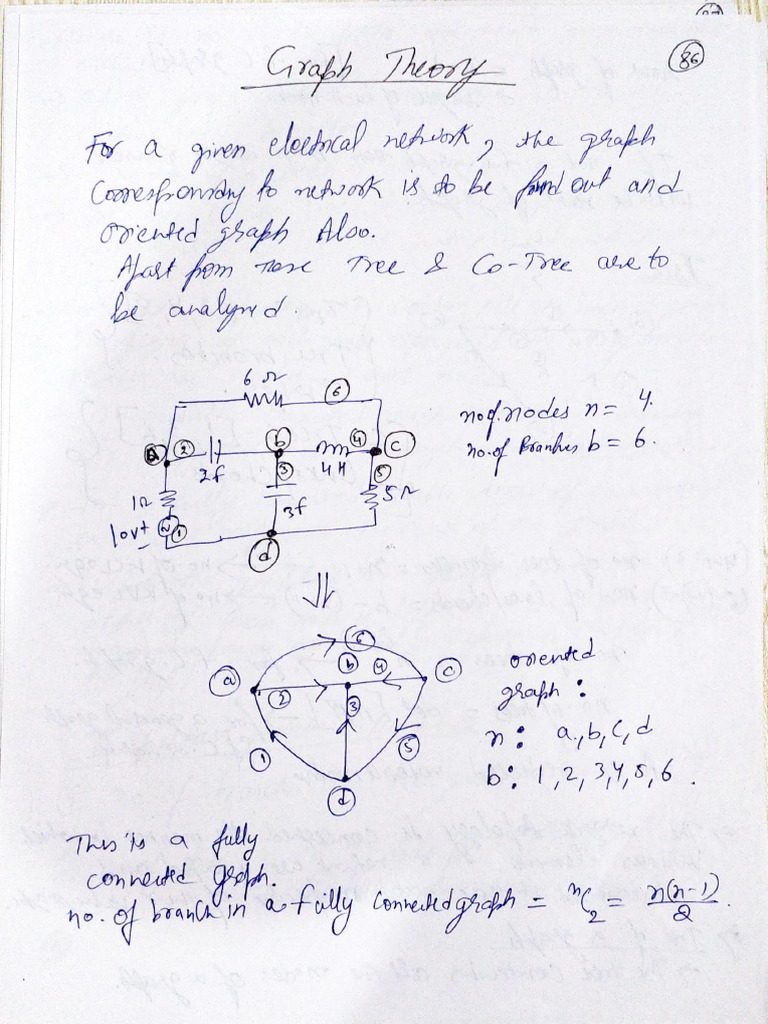 Graph Theory Notes | PDF
