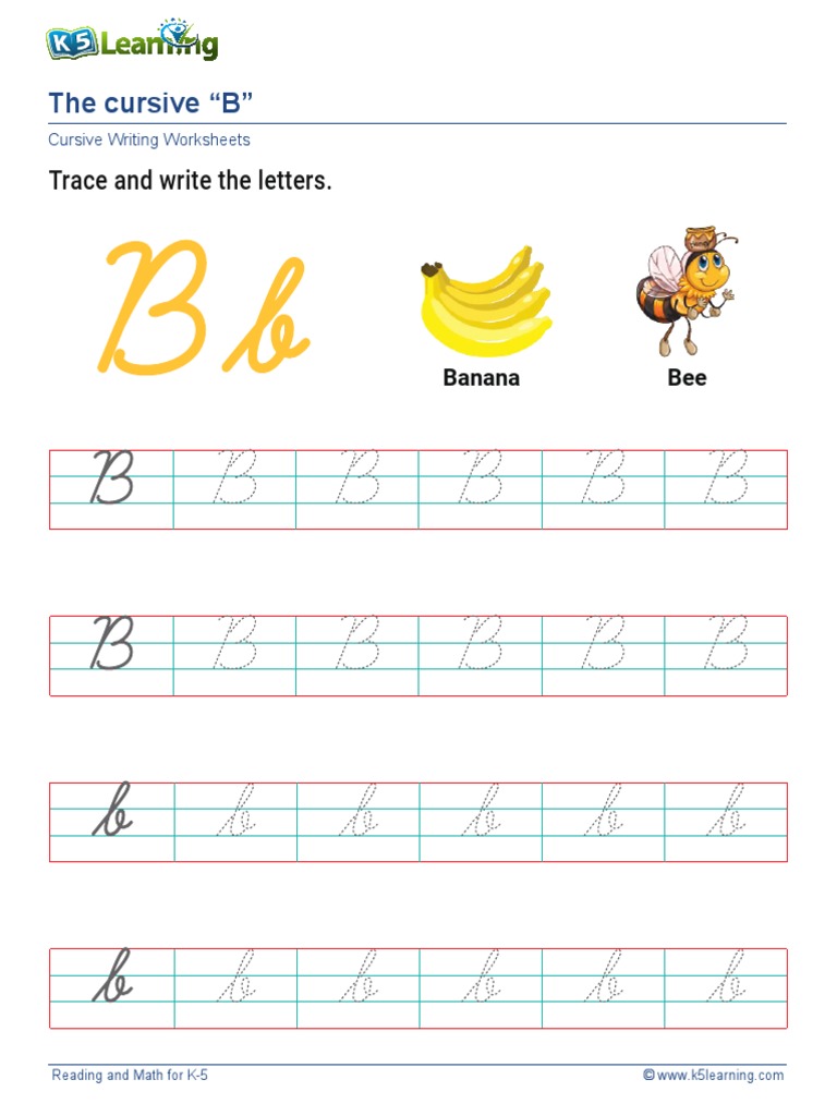 Cursive Letter B | PDF
