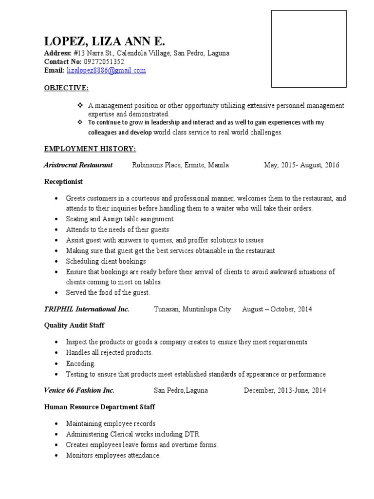 Sample Resume | PDF | Business