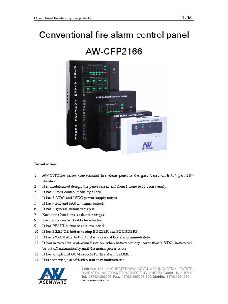 ASENWARE Conventional Fire Alarm Devices Catalogue | PDF | Fuse ...