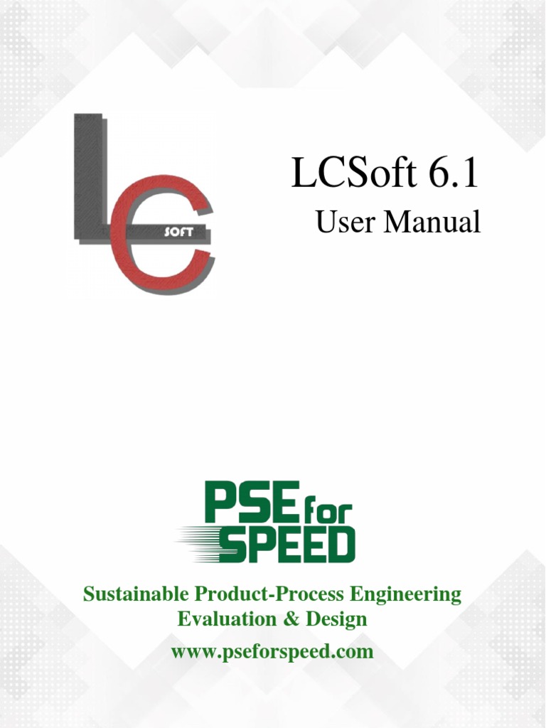 LCsoft Manual | PDF | Life Cycle Assessment | Natural Environment