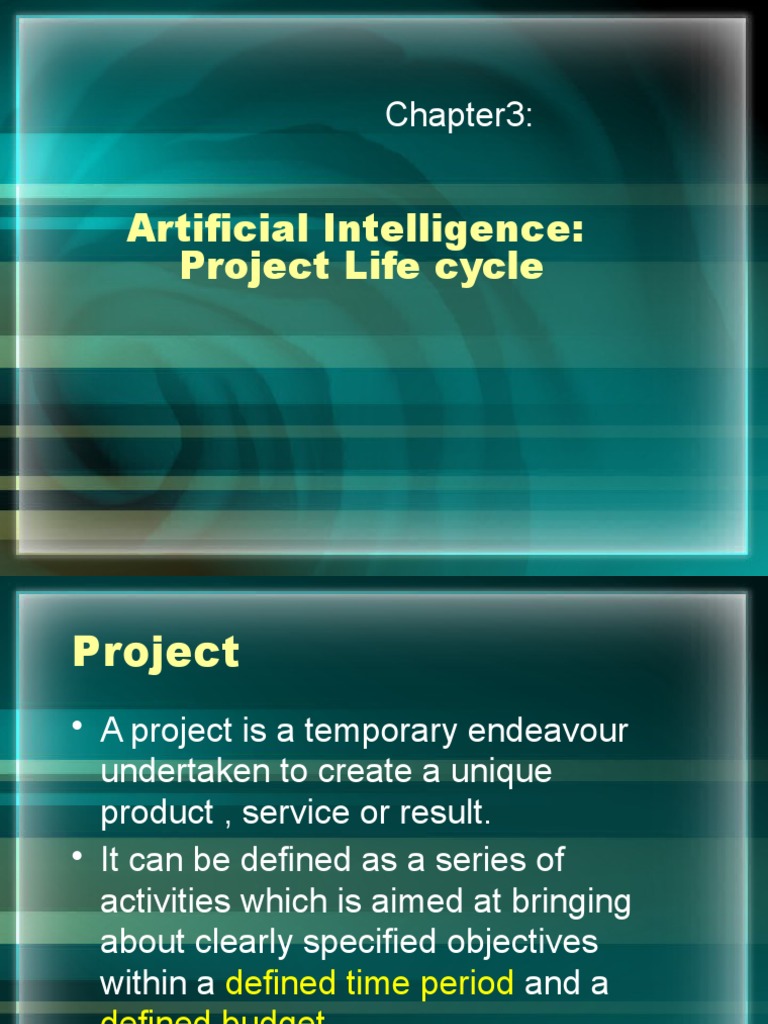 Chapter3-AI-ProjectLife Cycle | PDF | Project Management | Artificial Intelligence