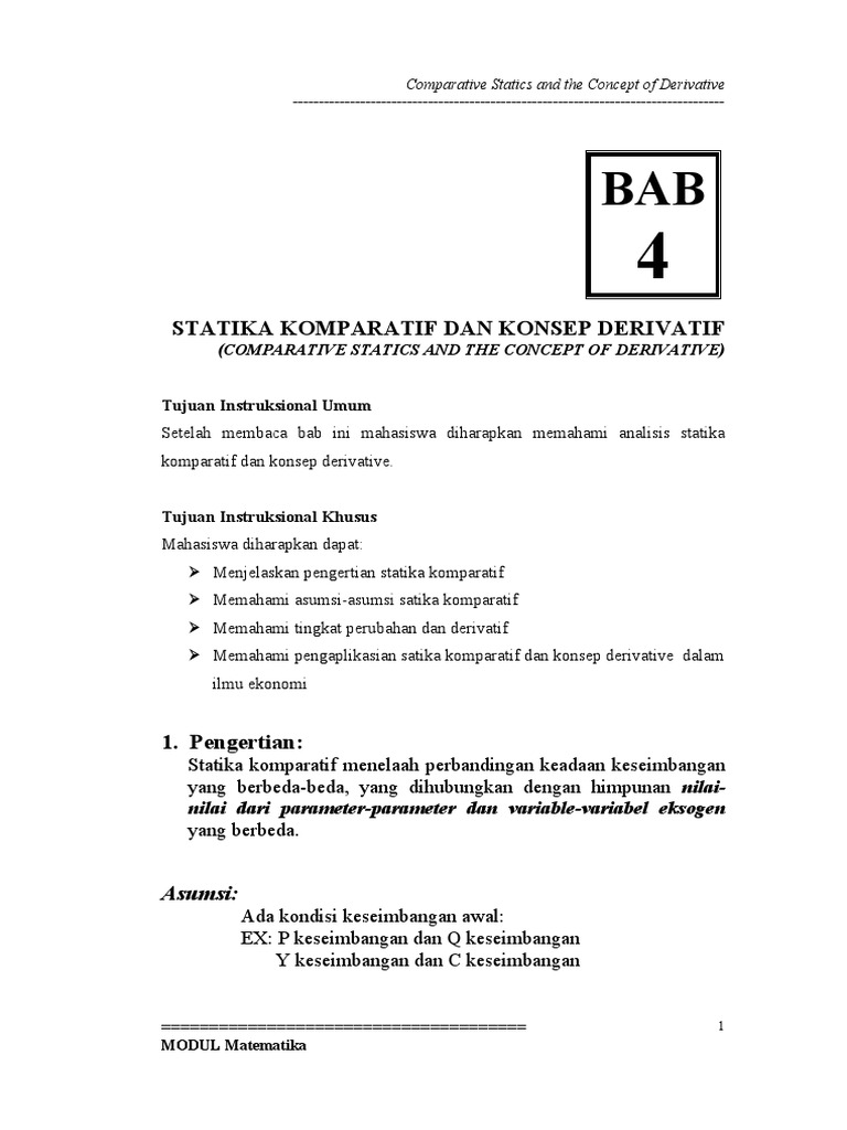 BAB-4 (STATIKA KOMPARATIF) - Ok | PDF