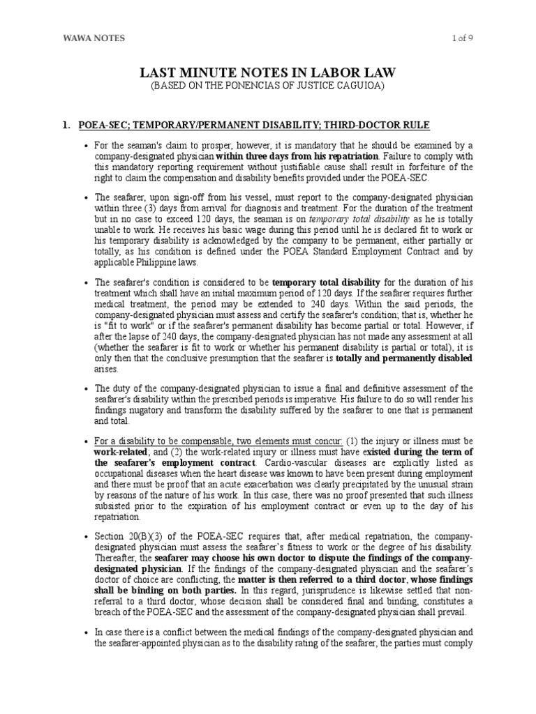 LMN in Labor Law | PDF | Technology & Engineering