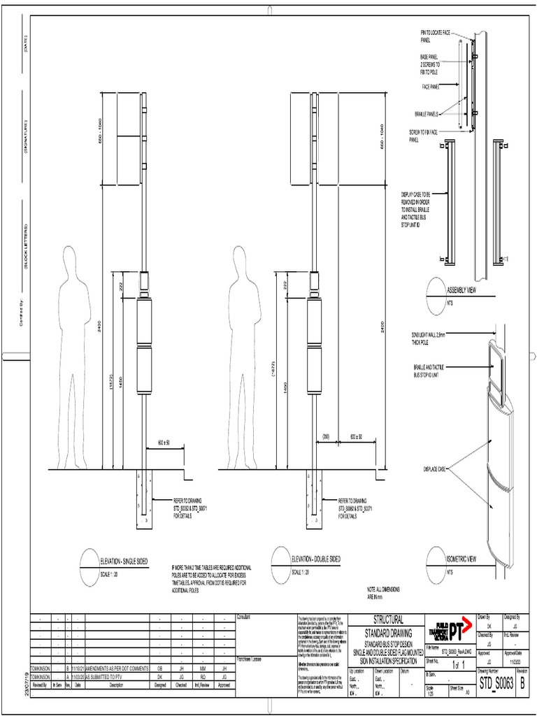 Standard Bus Stop Flag Design | PDF