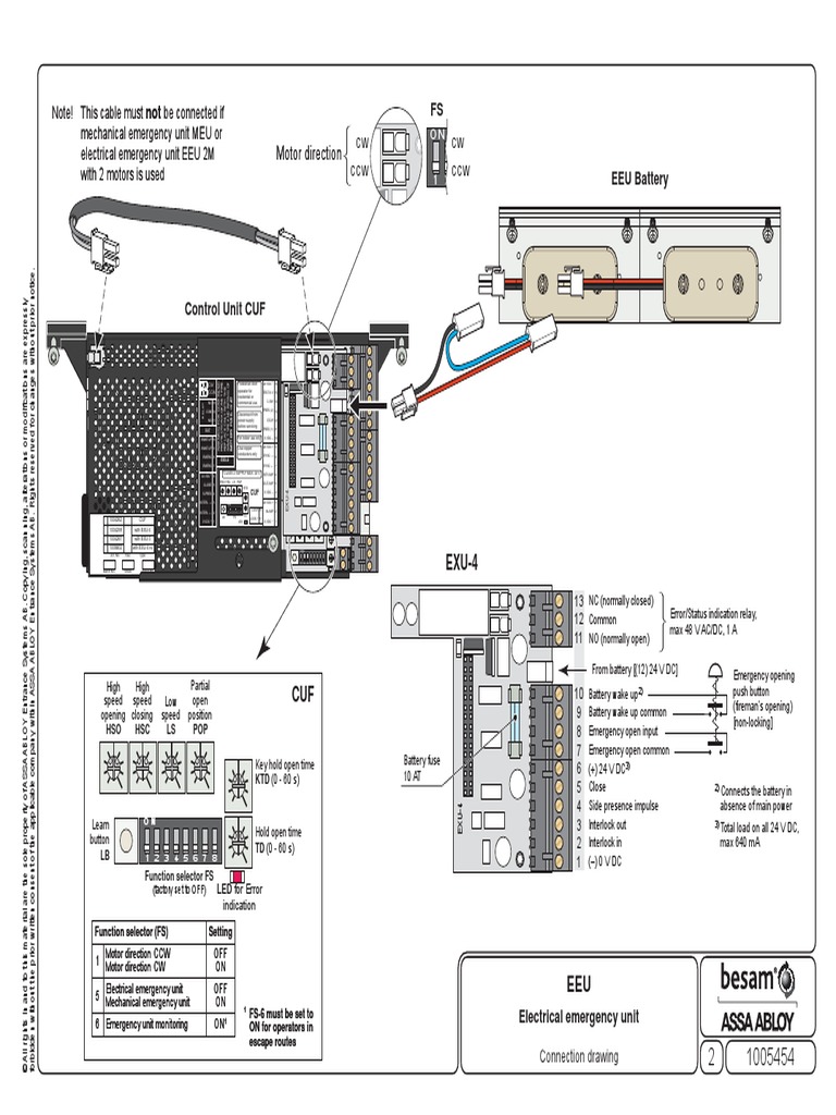 UNISLIDE Unidad de Emergencia Electrica | PDF