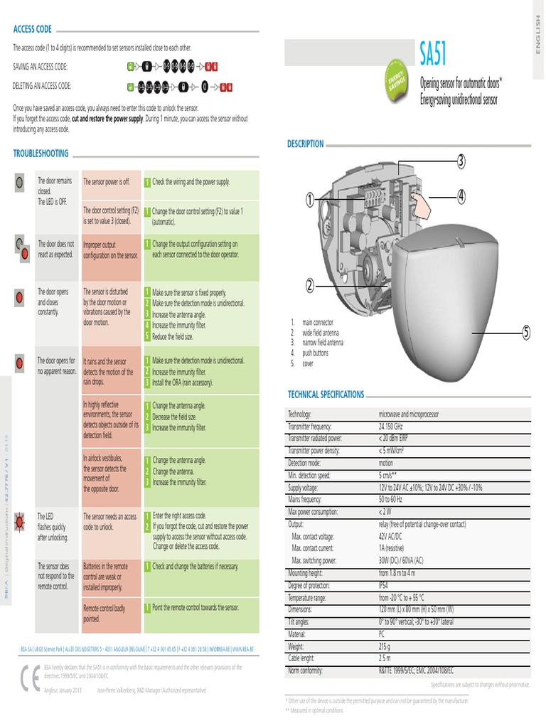 SA51 - Eagle One - en | PDF