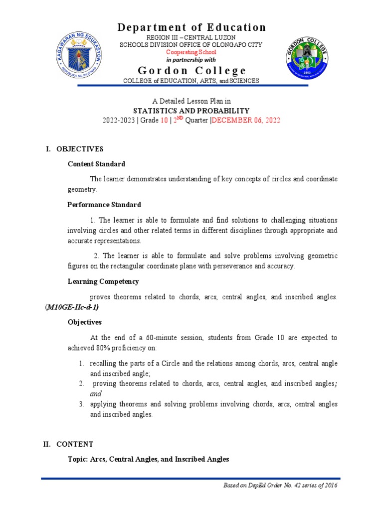 Lesson-Plan-Format-Demo Teaching | PDF | Lesson Plan | Learning