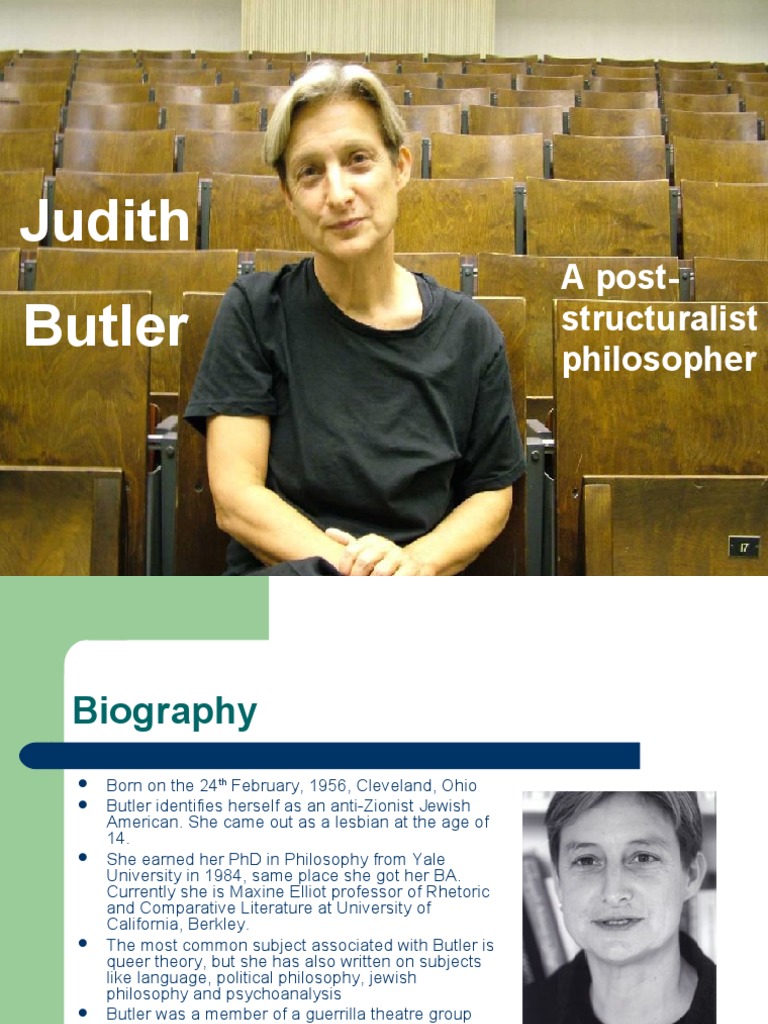 Judith Butler: Queer Theory Pioneer | PDF | History